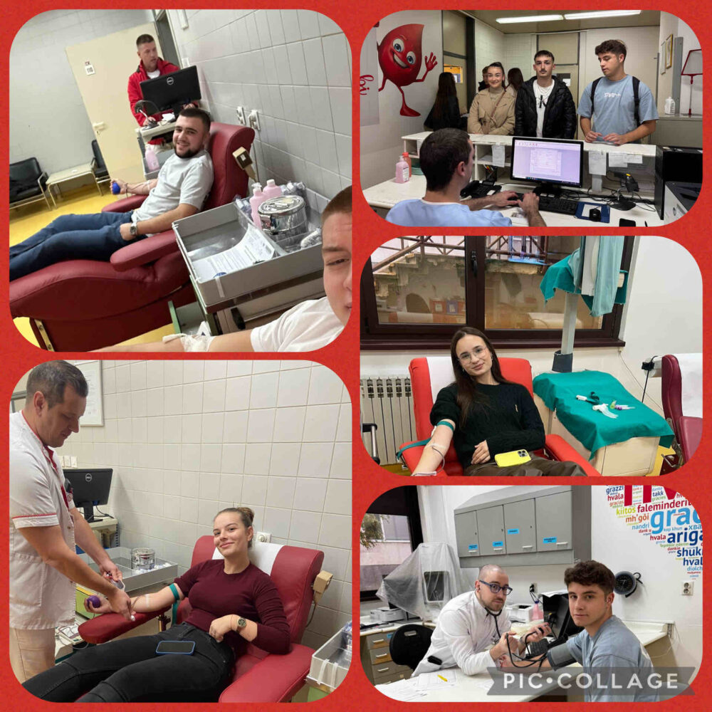 Akcija dobrovoljnog darivanja krvi – Srednja zubotehnička škola Sarajevo